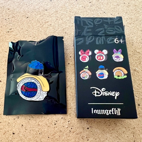 Disney | Accessories | Disney Loungefly Mickey And Friends Sushi Pin ...